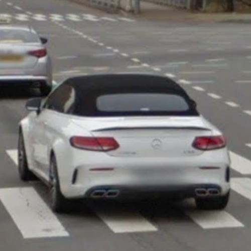Mercedes Benz C63 AMG C205 in Seongnam, Republic of Korea (Google Maps)