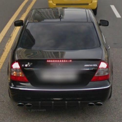 Mercedes benz E63 AMG W211 in Seongnam, Republic of Korea (Google Maps)