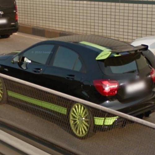Mercedes Benz A45 AMG W176 in Seongnam, Republic of Korea (Google Maps)