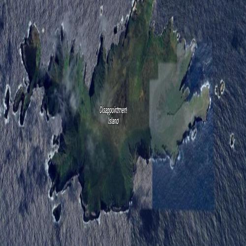 Dissapointment Island in Auckland Islands, New Zealand (Google Maps)