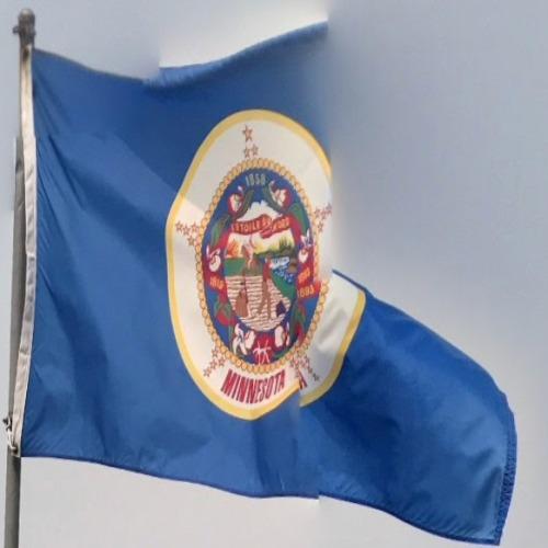 Flag of MINNESOTA in Fort St Charles, MN (Google Maps)