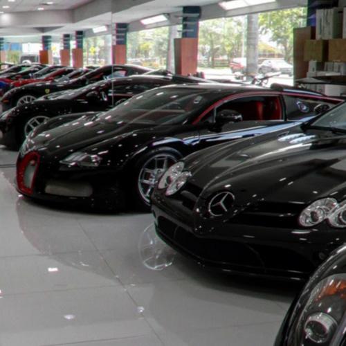 Bugatti Veyron 16.4 and Mercedes-Benz SLR McLaren in Fort Lauderdale ...