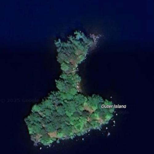 Outer Island in Sebago Lake, ME - Virtual Globetrotting