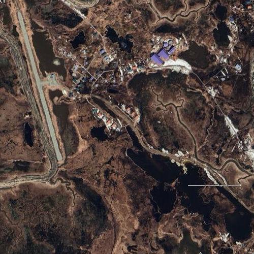 Kwigillingok Flooded by Typhoon Halong in Kwigillingok, AK (Google Maps)