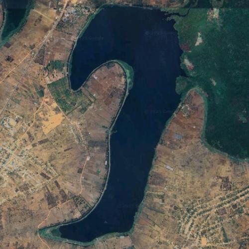 Lake Miravi in Rilima, Rwanda (Google Maps)