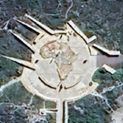 Southern Tip of Africa monument in Agulhas, South Africa - Virtual ...