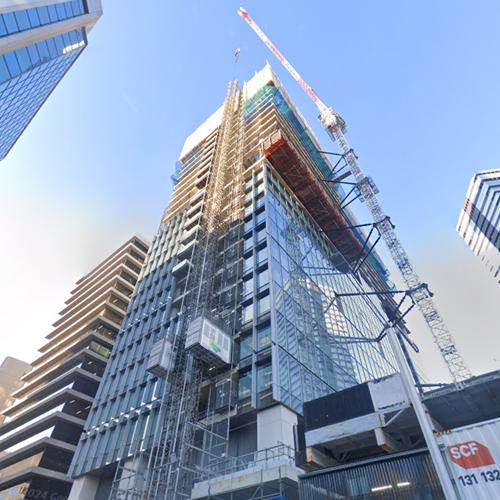 Victoria Cross Tower under construction in North Sydney, Australia ...