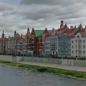 'Flemish' houses in the middle of Russia in Yoshkar-ola, Russian ...