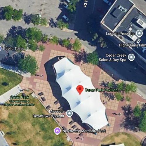 Caras Park Pavilion in Missoula, MT - Virtual Globetrotting
