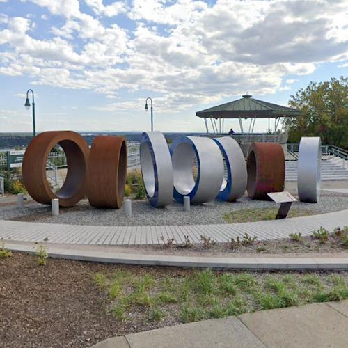 'Pearls in memory' by Ludovic Boney in Quebec, Canada (Google Maps)