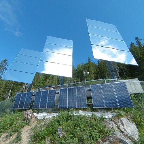 Giant sun mirrors of Rjukan in Rjukan, Norway (Google Maps)