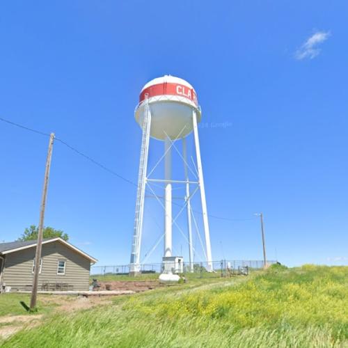 Clarkson water tower in Clarkson, NE - Virtual Globetrotting