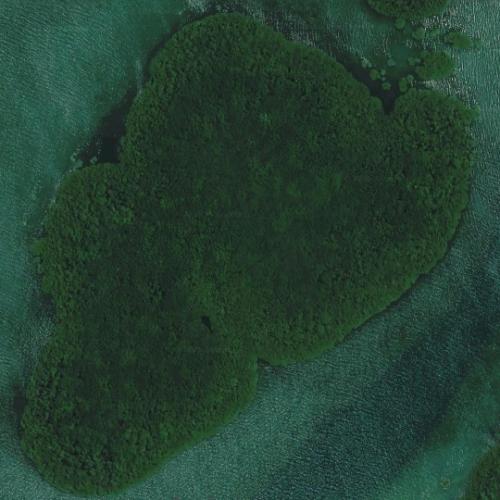 Bokko Diki Island in Kudat, Malaysia (Google Maps)