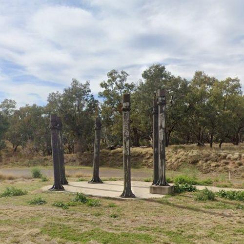 Angellala bridge explosion site in Charleville, Australia - Virtual ...
