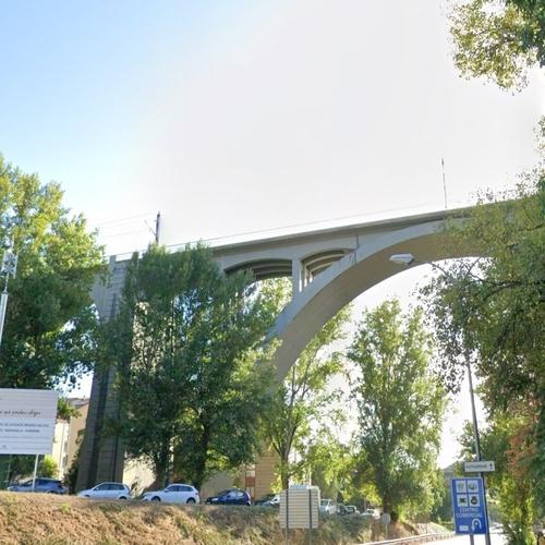 Viaducto do tren in Ourense, Spain (Google Maps)