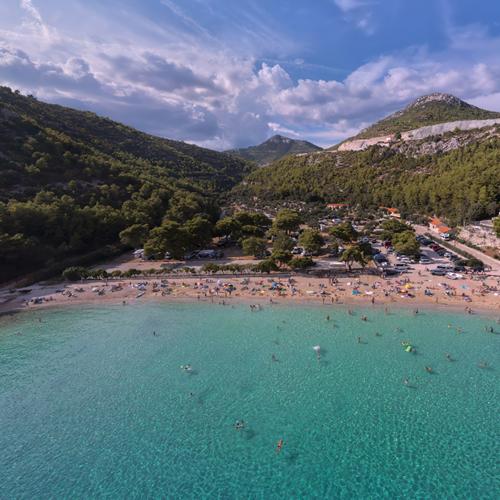 Prapratno Cove in Ston, Croatia (Google Maps)