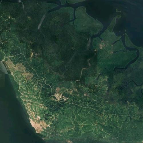 Timbang Island in Sandakan, Malaysia (Google Maps)