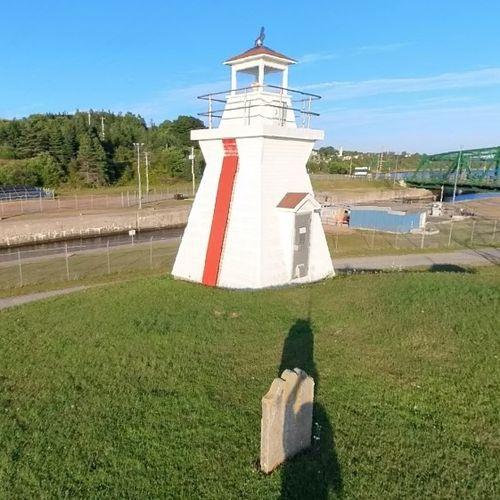 Balache Point Lighthouse in Port Hastings, Canada - Virtual Globetrotting