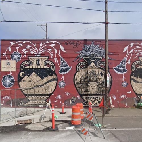 The Alexis Walls mural in Portland, OR (Google Maps)