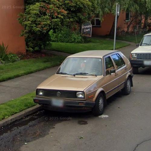 Volkswagen Golf Mk2 in Portland, OR (Google Maps) (#4)
