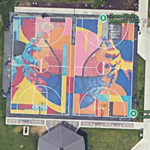 North Bank Park Basketball Courts in Spokane, WA (Google Maps)