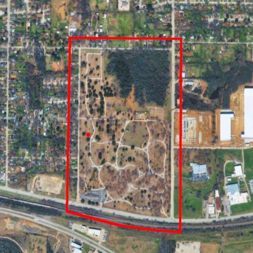 Laurel Land - Rose Hill Memorial Park in Fort Worth, TX (Bing Maps)