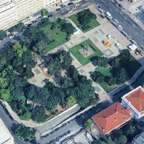 Klafthmonos Square in Athens, Greece (Google Maps)