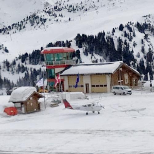Courchevel Altiport in Courchevel, France (Google Maps)
