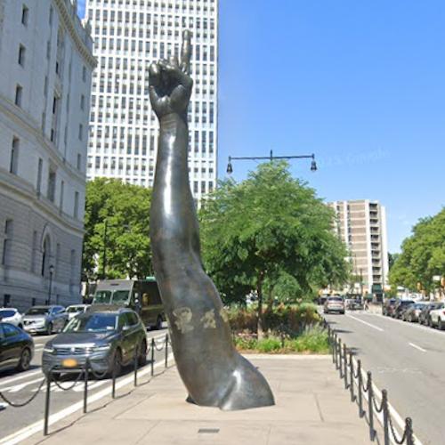 'Unity' by Hank Willis Thomas in New York, NY - Virtual Globetrotting