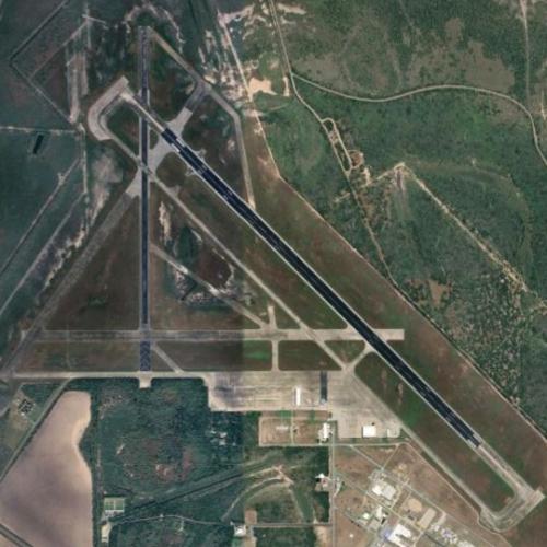Port Isabel-Cameron County Airport in Port Isabel, TX (Google Maps)