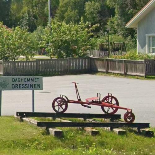 Train trolley in Jakobstad, Finland (Google Maps)