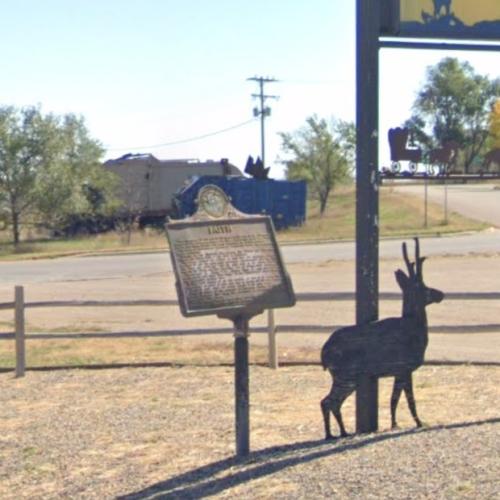 Faith marker in Faith, SD (Google Maps)