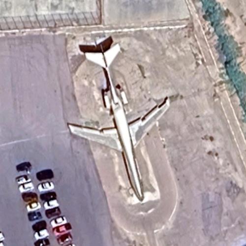 B727-256 in Baghdad, Iraq (Google Maps) (#2)