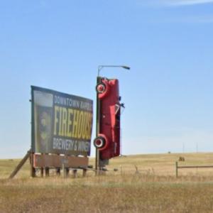Fire engine in Wicksville, SD (#7) - Virtual Globetrotting