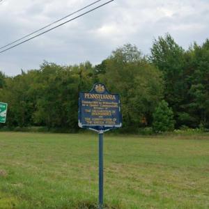 Pennsylvania marker in West Springfield, PA - Virtual Globetrotting
