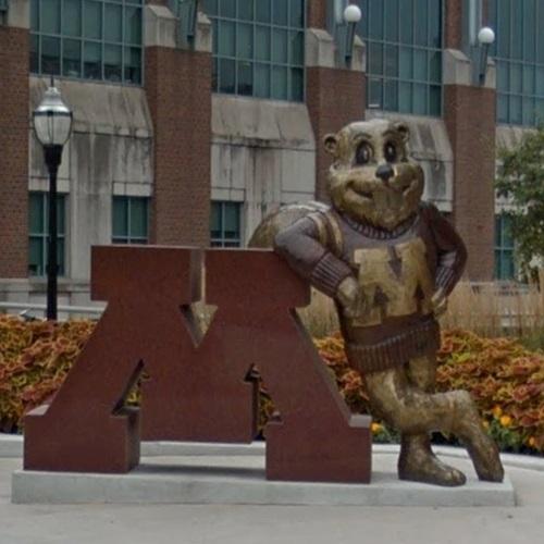 Goldy Gopher in Minneapolis, MN (Google Maps)