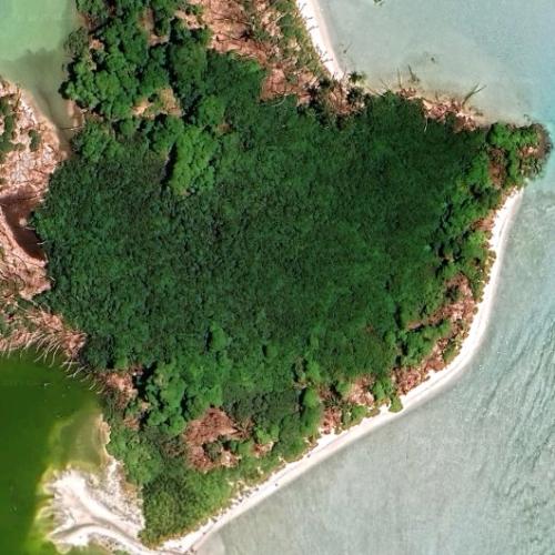 Papala Island in Palmyra Atoll, United States Minor Outlying Islands ...