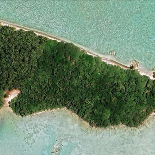 Aviation Island in Palmyra Atoll, United States Minor Outlying Islands ...
