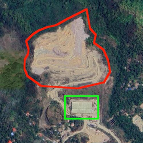 Binaliw Landfill Collapse in Cebu City, Philippines (Google Maps)