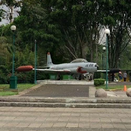 Lockheed T-33 Shooting Star in Xalapa, Mexico (Bing Maps)