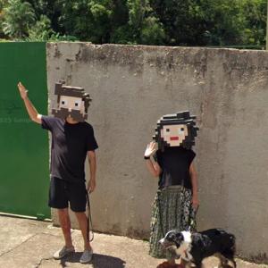 8-bit people in Valinhos, Brazil - Virtual Globetrotting