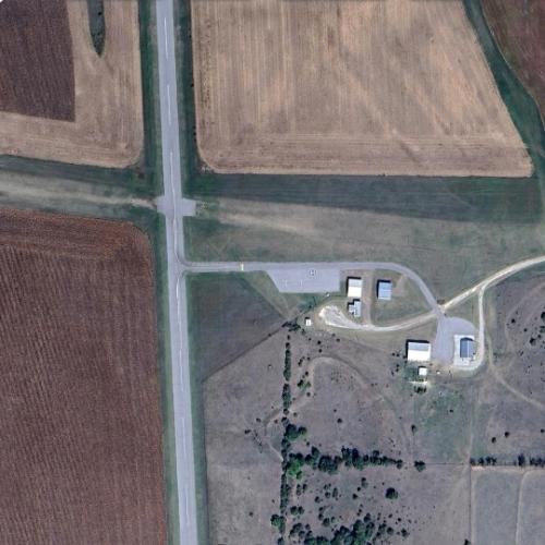 Mankato Airport in Mankato, KS (Google Maps)