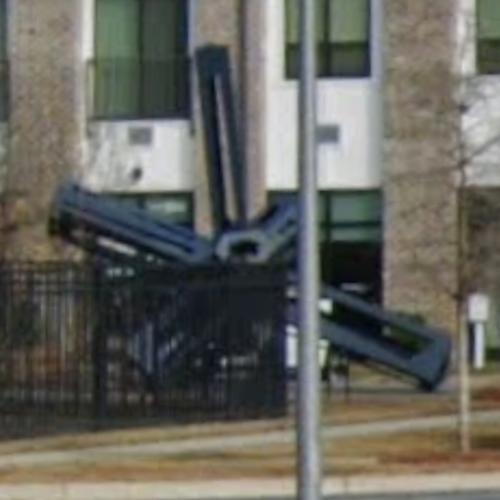 'Close Encounter' by Phil Proctor in Suwanee, GA (Google Maps)