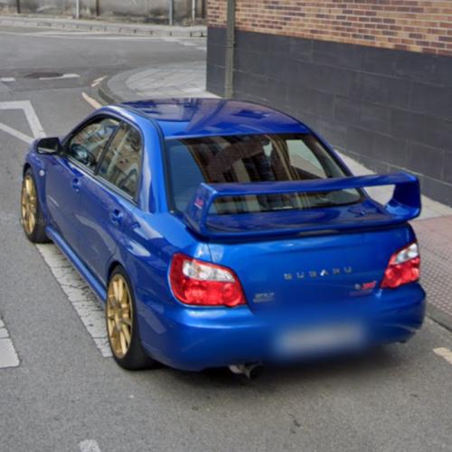 2004 Subaru Impreza WRX STi in Noreña, Spain - Virtual Globetrotting