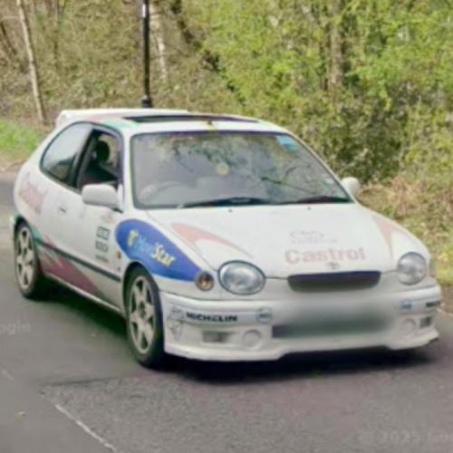 1997 Toyota Corolla with WRC livery in Sunningdale, United Kingdom ...