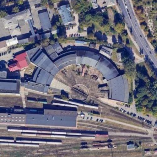 Roundhouse and Truntable - Lazdynai, Lithuania in Vilnius, Lithuania ...