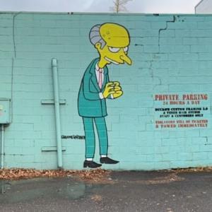 Mr. Burns in Springfield, OR - Virtual Globetrotting
