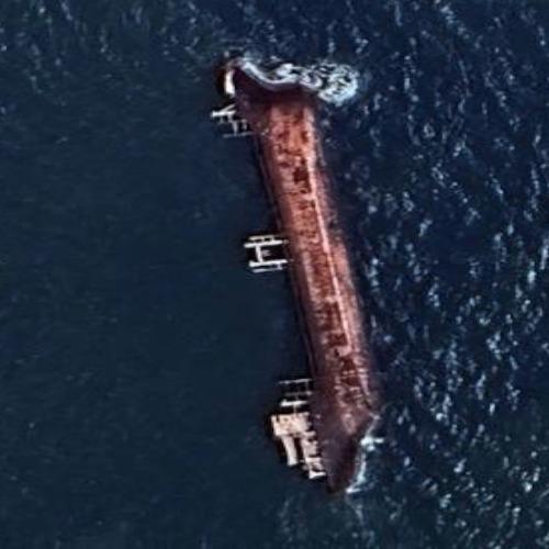 another ship capsized in Colon, Panama (Google Maps)
