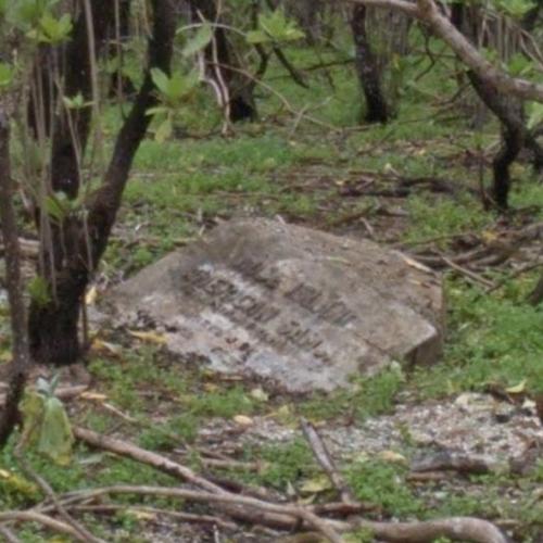 Rose Island Concrete Monument in Rose Atoll, American Samoa (Google Maps)