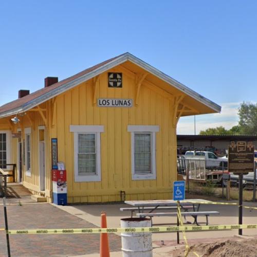 Los Lunas station (Atchison, Topeka and Santa Fe Railway) in Los Lunas ...